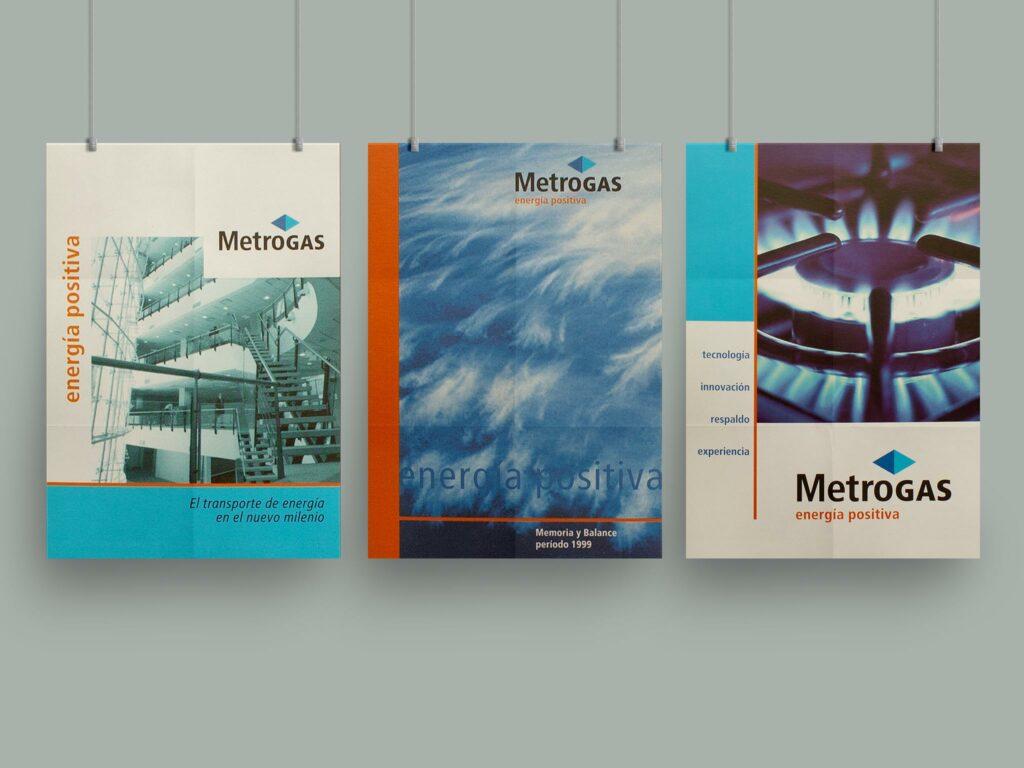 Metrogas. Diseño integral de identidad corporativa. Diseño de facturas ...