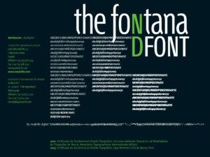 Fontana. Diseño de familia tipográfica multifunción. - FontanaDiseño