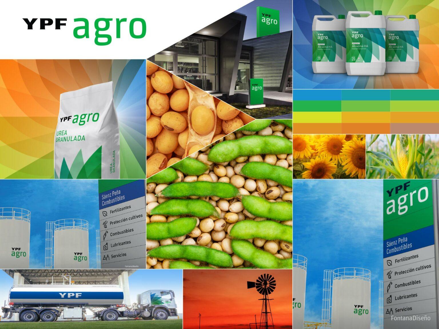 YPF Agro. Diseño integral de imagen corporativa. Arquitectura marcaria ...